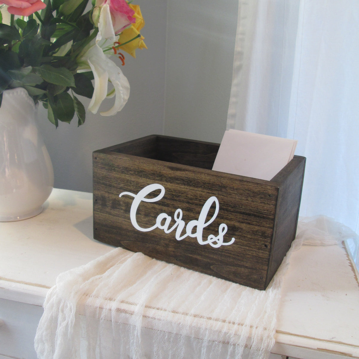 Wooden Cards Box - Wedding Decor by Perryhill Rustics – PerryhillRustics